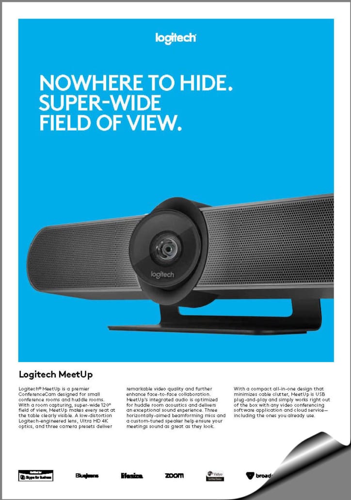 Logitech MeetUp - All-in-One ConferenceCam with Audio