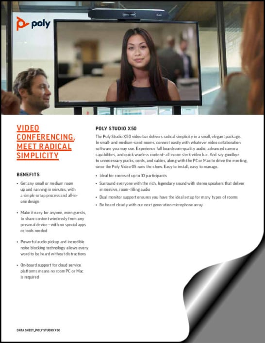 Poly Studio X Video Bars - Smart Presentations