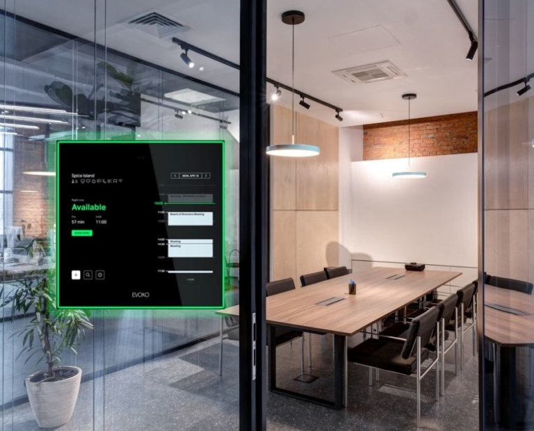 Evoko Naso Room Manager - Meeting Room Booking System